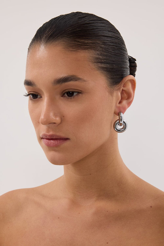 ANNA ROSSI THE LOOP HOOP SILVER | Dissh