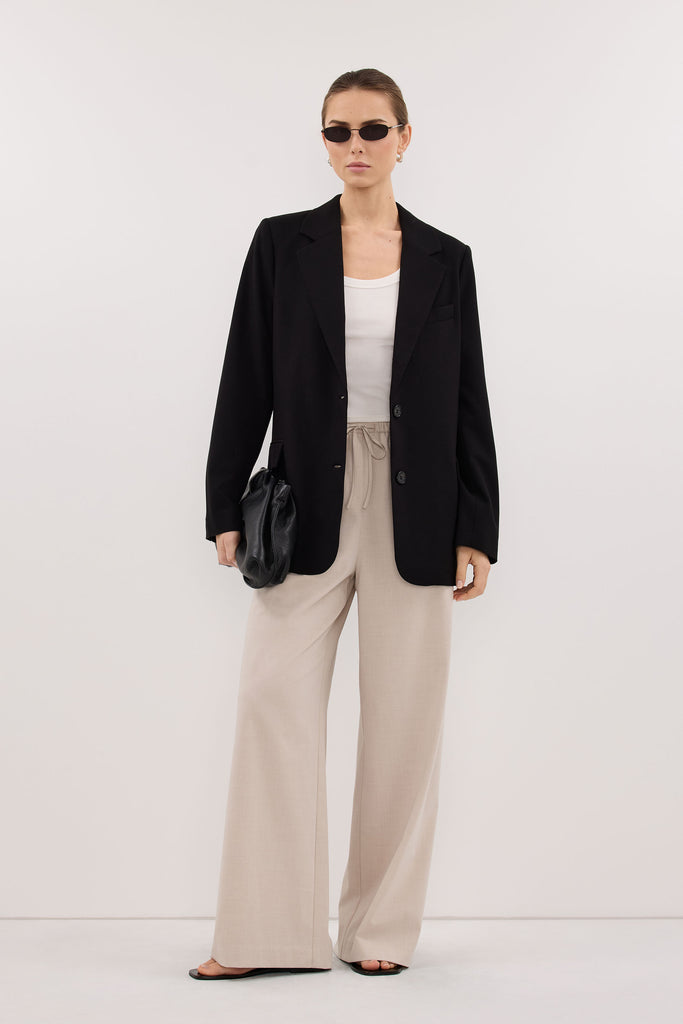 LIZA BLACK BLAZER | Dissh