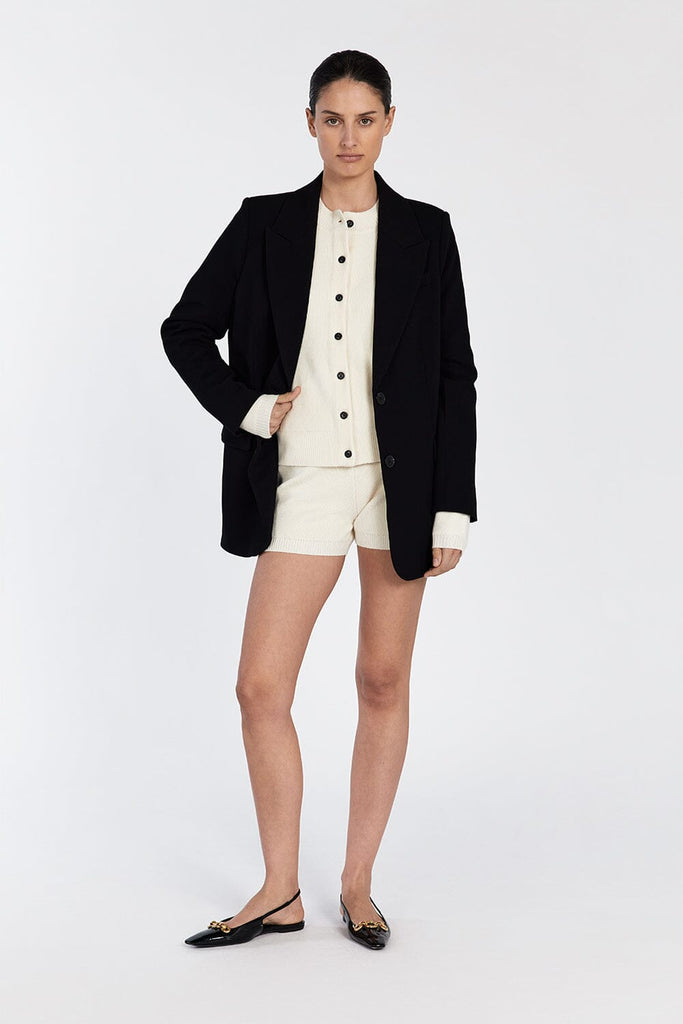 AXEL CREAM CASHMERE BLEND BOXER SHORT | Dissh