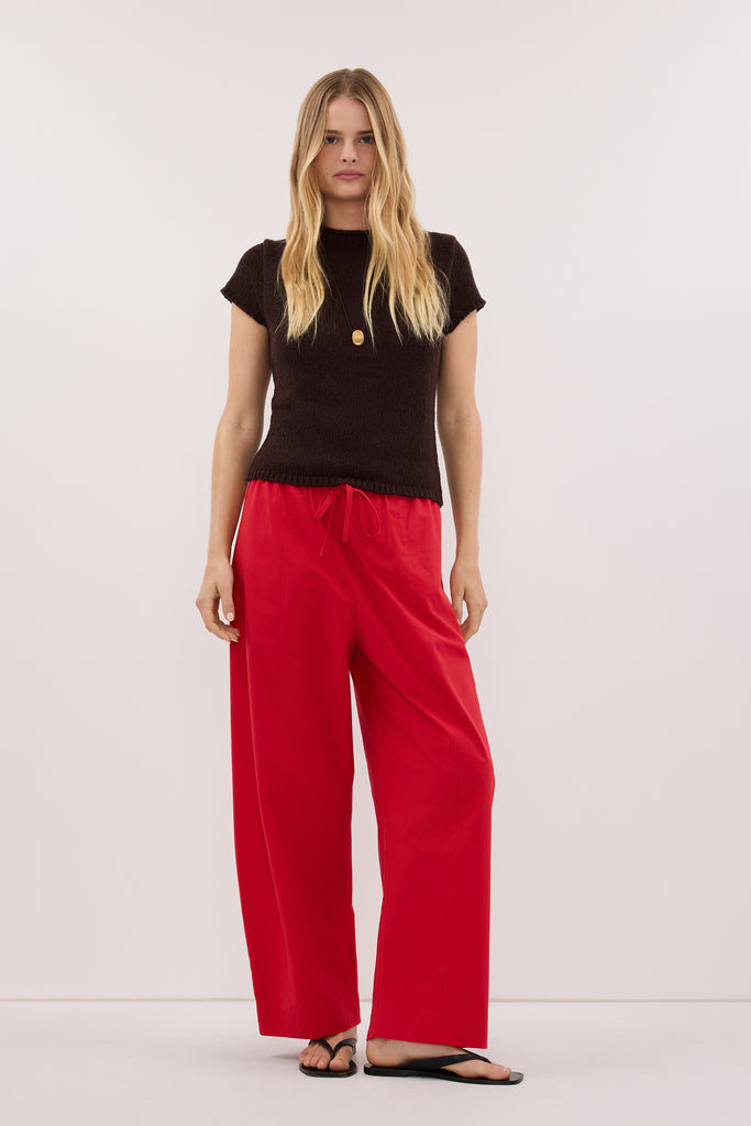 LEO CHOC KNIT TOP | Dissh
