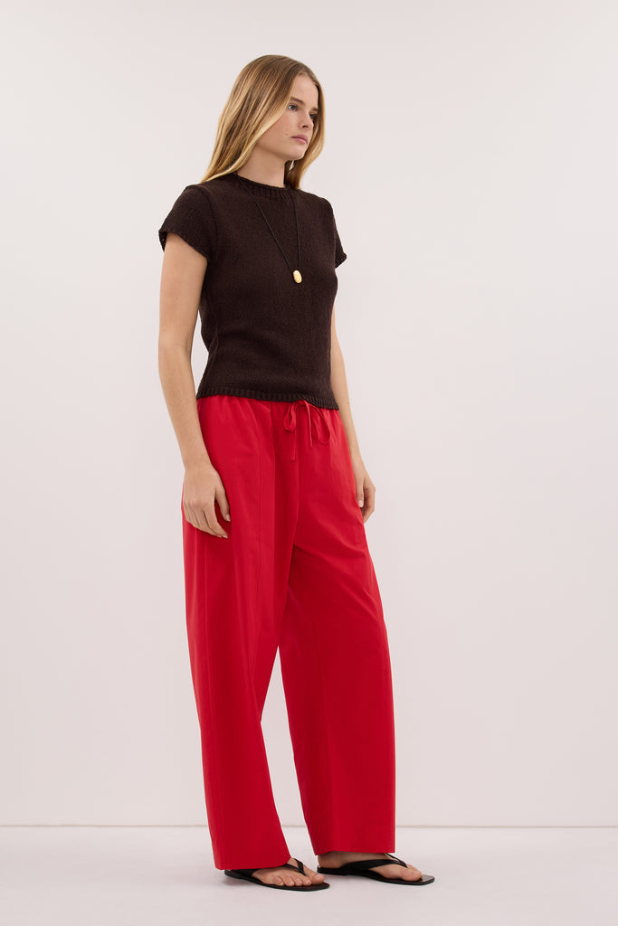 LEO CHOC KNIT TOP | Dissh