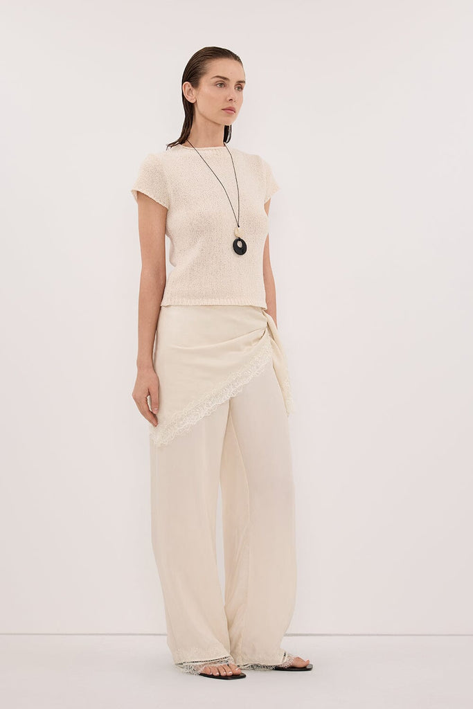 LEO SANDSTONE KNIT TOP | Dissh