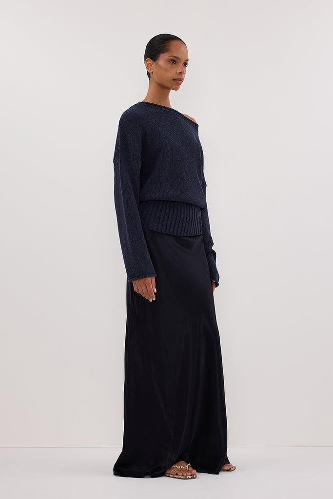 JULES INK LONG SLEEVE KNIT TOP | Dissh